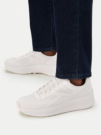 Calvin Klein Sneakers Andrea - Chunky Ck Stripe Runner Trainers HM0HM02158 Wei&szlig;