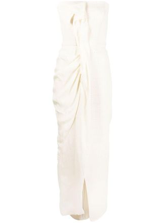 Maticevski Tr&auml;gerloses Kleid - Nude