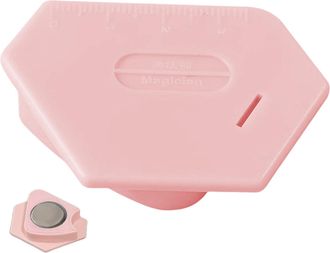 Generic Magnet-Nähtführung, magnetische Nähführung - Multifunktionales Saumlineal, Nähführung, magnetische Saumführung, Lineal zum Nähen, Zubehör für Fleckenm