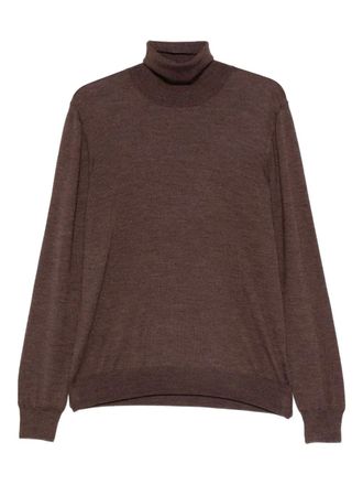 Tagliatore Pullover mit Rollkragen - Braun