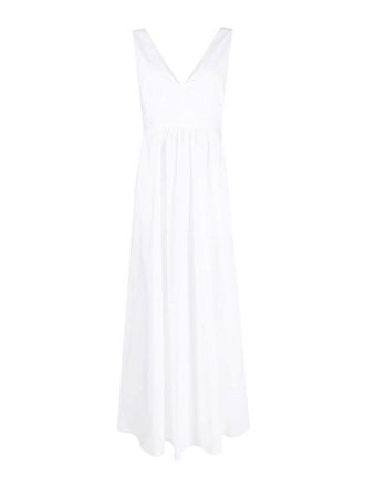 P.A.R.O.S.H. P. A.R. O.S. H. Robe Au Genou - Blanc
