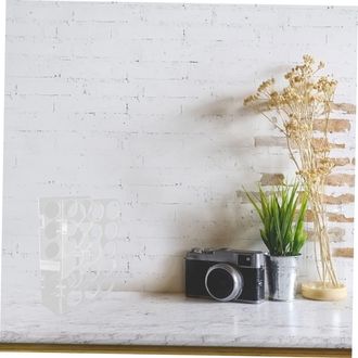 Cabilock Vinyl-rollenständer Löchern Rollenpapier-Organizer Für Bastelpapier Leicht Zu Installieren Und Langlebig Für Aufbewahrungsbedarf