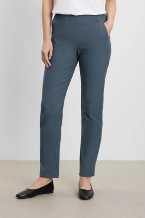 Laurie Damen vegan Hose Taylor Regular Kurz L&auml;nge Stone Grey