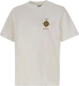 Casablanca Homme, Tops, Blanc, Taille: M Plafond Orne De Musique T-Shirt