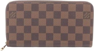 Louis Vuitton unisex, Pre-owned, Brun, Taille: ONE Size Portefeuille long (&agrave; deux volets) Pre-owned