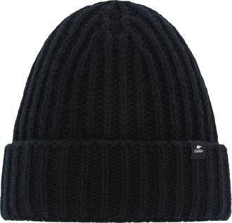 Eisb&auml;r M&uuml;tze Damen Leia Oversized Schwarz - Merino Strickm&uuml;tze f&uuml;r Frauen - warme Bequeme Damenm&uuml;tze kuschelig weiche Haube aus &Ouml;sterreich