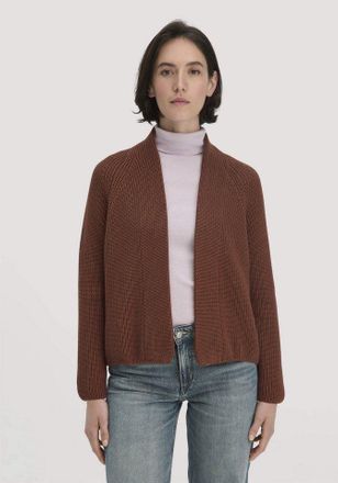 Hessnatur Strickjacke Relaxed aus reiner Bio-Baumwolle (1-tlg)