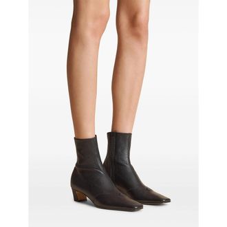 Khaite Dallas Ankle Boot - Black
