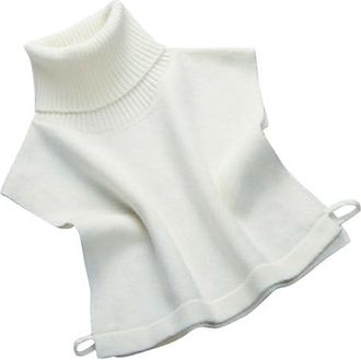 FNKDOR Faux col Roulé pour Homme et Femme Empiècement col Roulé Amovible Unisexe Épaule Cache Cou Coton Coupe Vent Doux et Agréable pour la Peau Respirant et