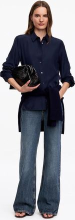 Arket ELM Low Flared Jeans -Blau