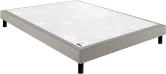 Ep&eacute;da Sommier Epeda CONFORT FERME DECO NATURE 180x200 Chin&eacute; Naturel Lattes