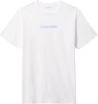 Calvin Klein Homme, Tops, Blanc, Taille: S S/S Crew Neck