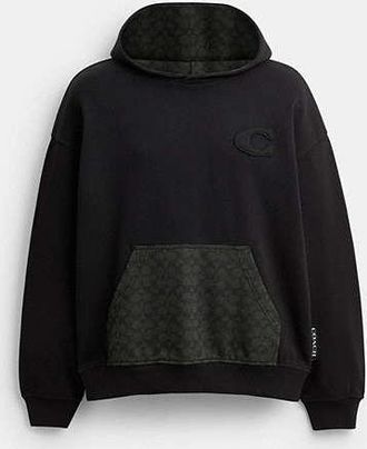 Coach Signature Hoodie f&uuml;r M&auml;nner in Grau, Gr&ouml;&szlig;e Mittel | Baumwolle
