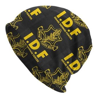 Generic Casquettes de Baseball pour Hommes Hommes, Custom IDF Forces de d&eacute;fense isra&eacute;liennes Skullies Tuques Casquettes Unisex Tendance Unisex Winter Warm Kni
