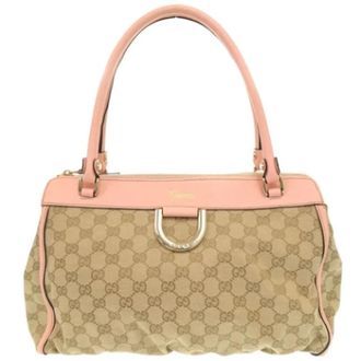 Gucci Pre-owned Toile sacs-gucci - Femme - Pre-owned - Beige - Taille: ONE Size