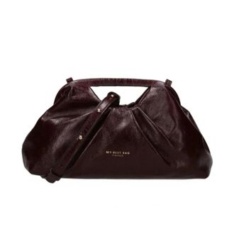 My Best Bags Firenze Sac &agrave; main Janine - Femme - Sacs - Rouge - Taille: ONE Size