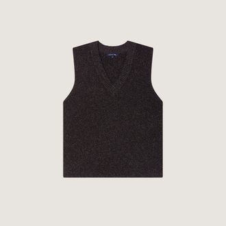 SOEUR PULL VIDA MARRON/ARGENT