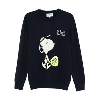 MC2 Saint Barth Heron Sweater - - Knitwear - Herren - Blau - L