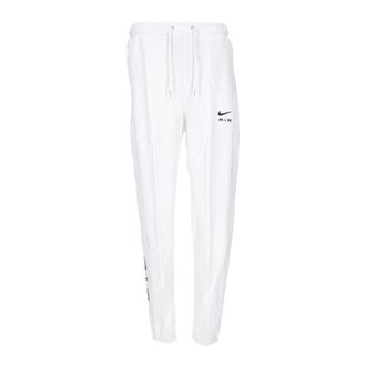 Nike Leichte Trainingshose Air French Terry - - Sport - Herren - Wei&szlig; - XL