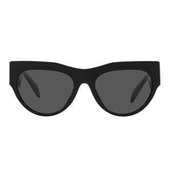Versace Stylische Sonnenbrille mit dunkelgrauen Gl&auml;sern - - Accessories - Damen - Schwarzk - 56 MM
