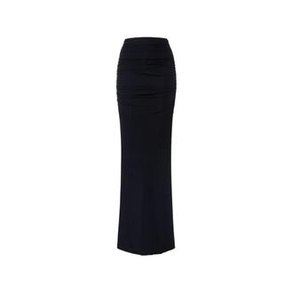 Elisabetta Franchi &Auml;rmelloses Smoking-Westen-Maxikleid-Set - - Skirts - Damen - Schwarzk - L
