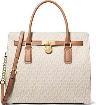 Michael Kors LG SATCHEL VANILLA/ACRN