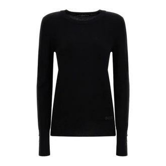 Guess Rundhals-Strickware - - Knitwear - Damen - Schwarzk - 2XL