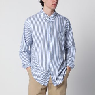 Polo Ralph Lauren Custom-Fit Hemd mit wei&szlig;/blauen Streifen