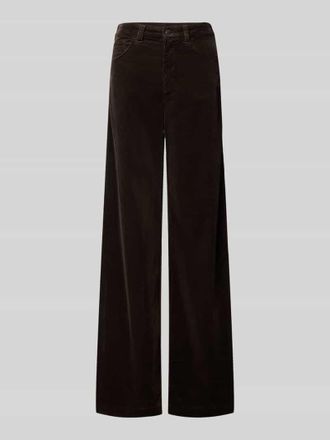 Emporio Armani Loose Fit Cordhose aus Baumwoll-Mix