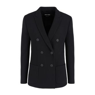 Giorgio Armani Stylische Jacken f&uuml;r M&auml;nner und Frauen - - Jackets - Damen - Schwarzk - XL