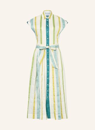 Sara Roka Sara Roka Hemdblusenkleid Edrina Mit Leinen weiss