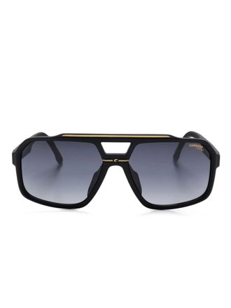 Carrera C Sport 03/S Sonnenbrille mit geometrischem Gestell - Schwarz