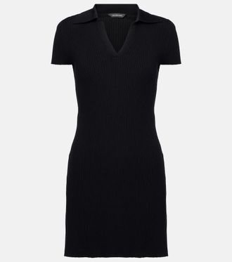 Balenciaga Polokleid aus einem Wollgemisch