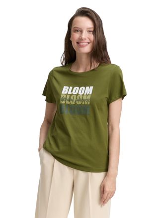 Tom Tailor Damen 1048231 T-Shirt, 38802-Deep Ivy Green, 48