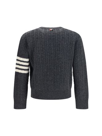 Thom Browne 4-Bar Sweater - Gray