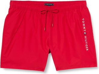 Tommy Hilfiger Herren Bt Drawstring NA + Eu Um0Um03267 Badehose, Red (Medium Red), 3XL
