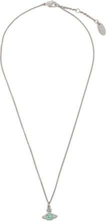 Vivienne Westwood orb pendant necklace - Silber