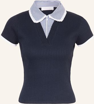 Rich & Royal Jersey-Poloshirt blau