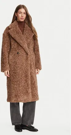 HUGO BOSS Kunstfellmantel Malite-1 50570962 Braun Oversize