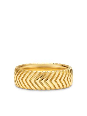 David Yurman bague Chevron en or 18ct