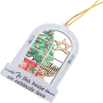 TOPBATHY Chanukka H&auml;ngedekoration Bemalt Leicht Gl&auml;nzend Farbenfroh F&uuml;r Festbaumschmuck Und T&uuml;ranh&auml;nger Klein Und Dekorativ