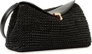 Toteme Sac &agrave; main en cuir tress&eacute; T-lock