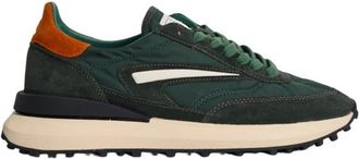 D.A.T.E. D.a.t.e., Homme, Chaussures, Vert, Taille: 42 EU Athleta Nylon Baskets