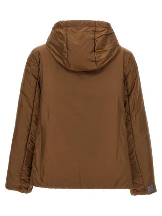 Max Mara Womens Brown Polyester Shell Jacket Clothing