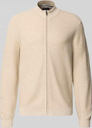 Olymp Level 5 Regular Fit Cardigan mit Stehkragen