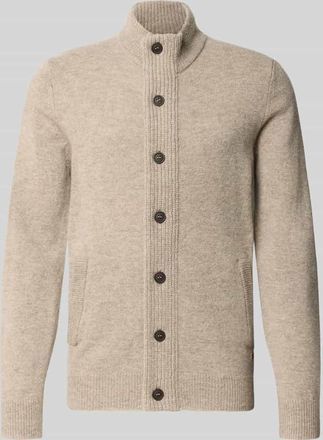 Barbour Cardigan mit Stehkragen Essential PATCH