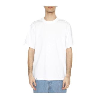 Edwin Homme, Tops, Blanc, Taille: XL Oversize Basic TS