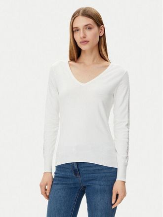 Morgan Pullover 251-MIELO Wei&szlig; Slim Fit