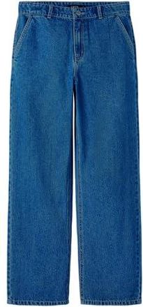 LMTD Limited Lmtd Homme Loose Nlmtoizza DNM Noos Pantalon Ample, Bleu Foncé Denim, 170 EU