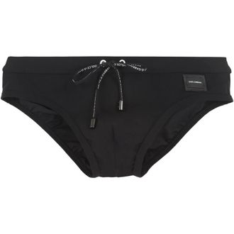 Dolce & Gabbana Logo Swim Briefs - - Swimwear - Herren - Schwarzk - L
